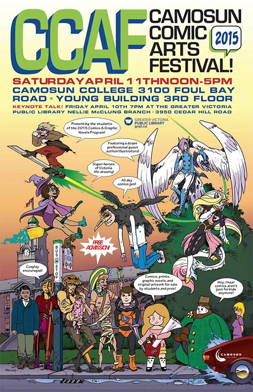 A Look At Camosun's 3rd Annual Comic Arts Festival | Otaku No Culture